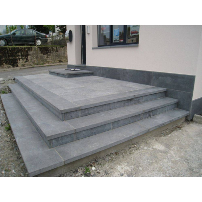 Stair riser - Belgian Bluestone - CUSTOMIZED