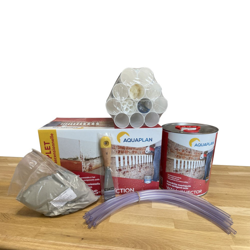 Wall-Injector - Prevents rising humidity - Aquaplan