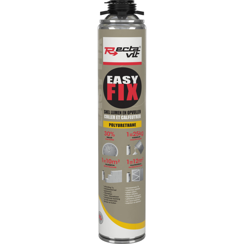 Easy fix NBS - Polyurethane mounting adhesive - Rectavit