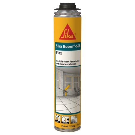 Sika Boom-558 Flex - Flexibler PU-Schaum mit geringer Wärmeausdehnung EC 1 PLUS - Sika