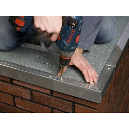 Profil de rive en aluminium - Toitures bitumeuses - Aquaplan