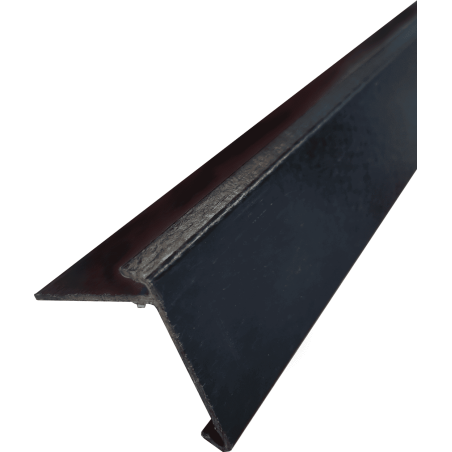 Profil de rive noir - Finition esthétique pour toiture plate - Aquaplan