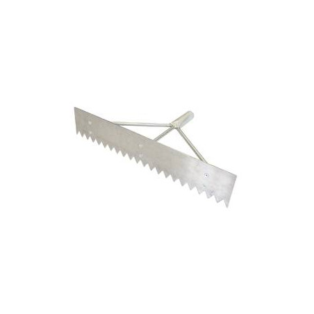 Rake and scraper for the building, rake for bitumen, asphalt, concrete